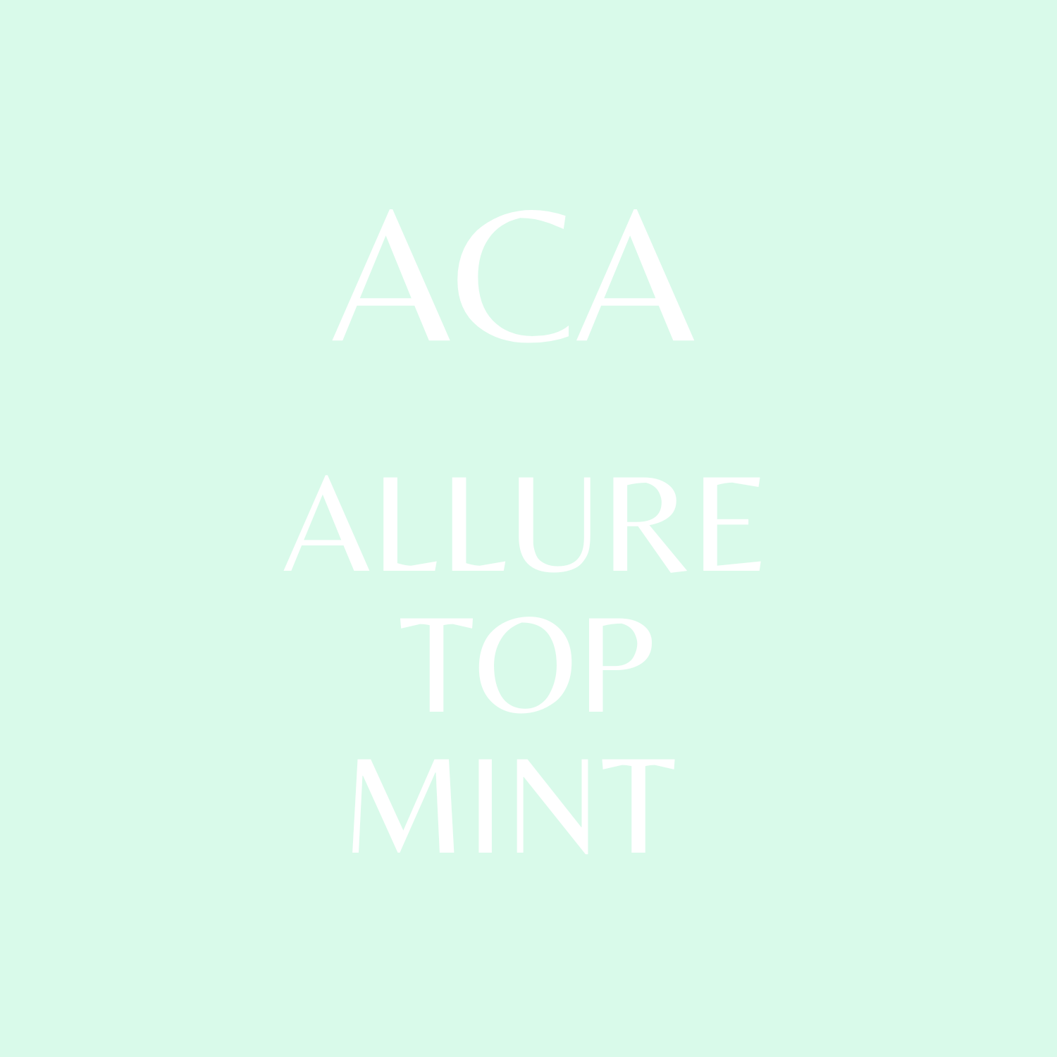 Allure Mint Top – ACA
